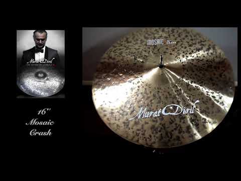 Murat Diril 16'' Artistic Series Mosaic Crash Cymbals | Reverb