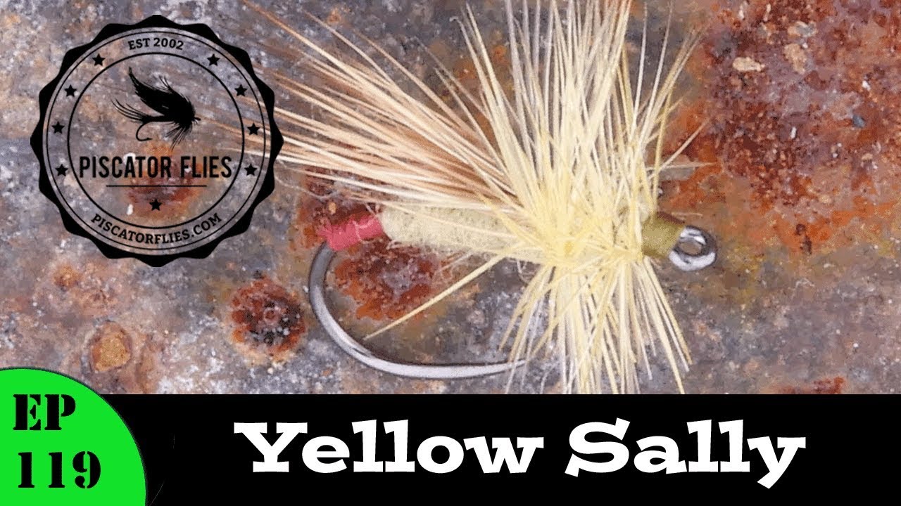 Fly Tying the Yellow Sally (Isoperla) Stonefly - Ep 119 Piscator Flies PF