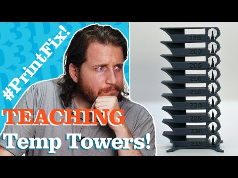 Smart compact temperature calibration tower by gaaZolee - Thingiverse