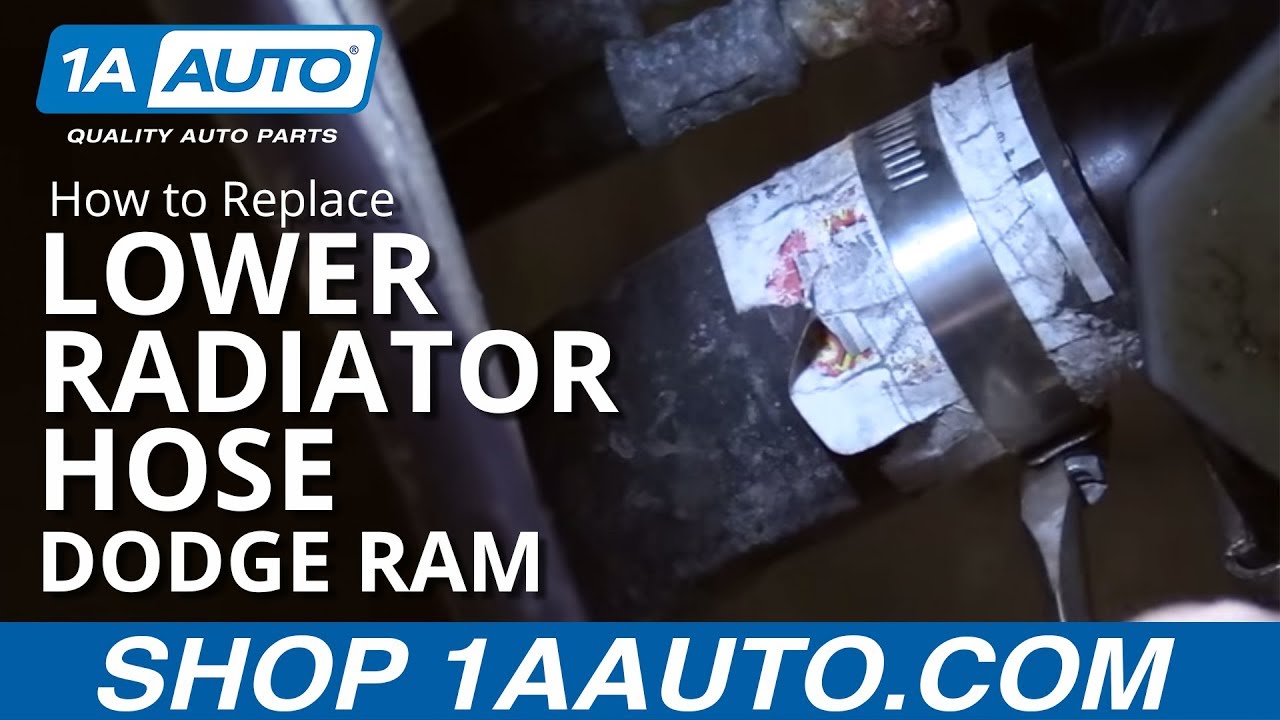 How to Replace Lower Radiator Hose 02-08 Dodge Ram