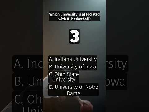 Which university is associated with IU basketball?