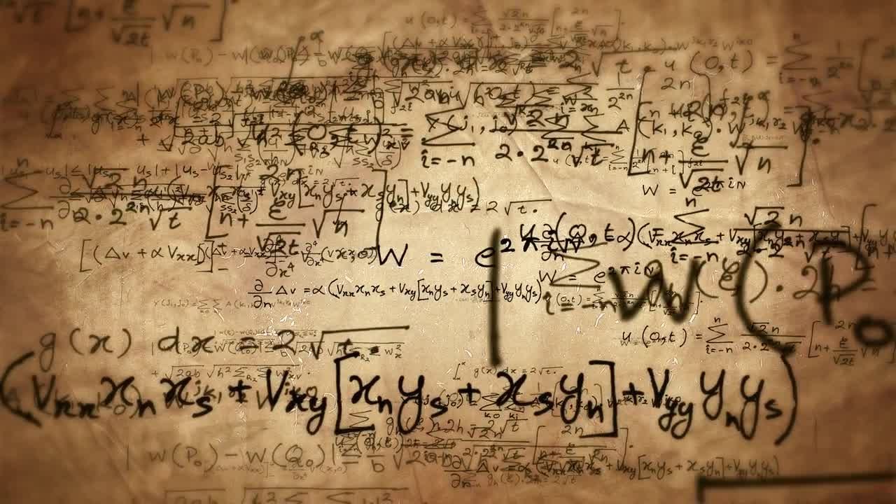 Maths Background Motion Graphics