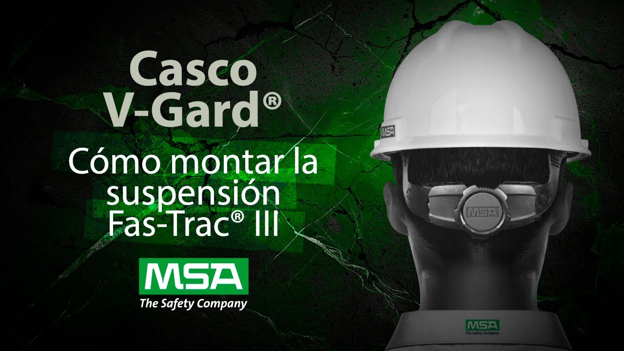 Casco V-Gard® | Cómo montar la suspensión Fas-Trac® III