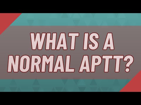 What is a normal aPTT?