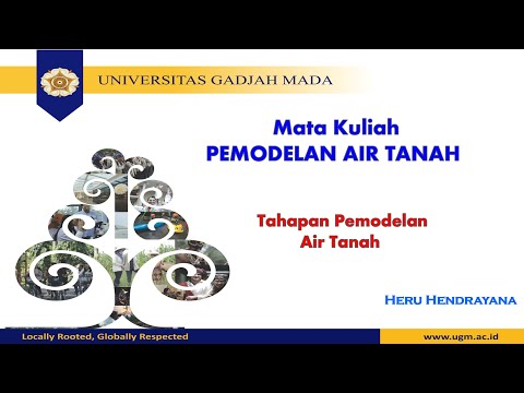 Kuliah Pemodelan Air Tanah Tahapan Pemodelan