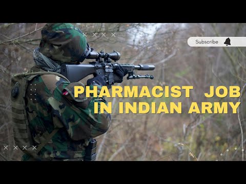 PHARMACIST JOB IN INDIAN ARMY