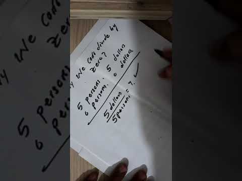 Why we cant divide by zero????