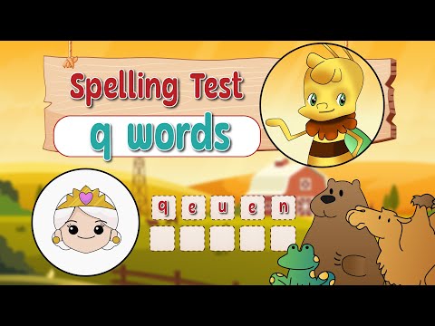 Q | Spelling for Children (Official Video) | Letter Sounds | Learn with Arbee