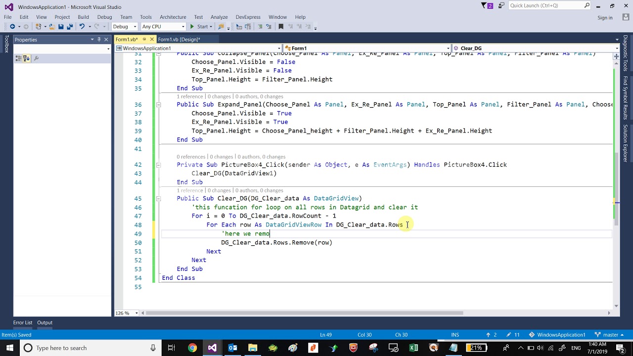 Clear the content of the datagrid Vb.net