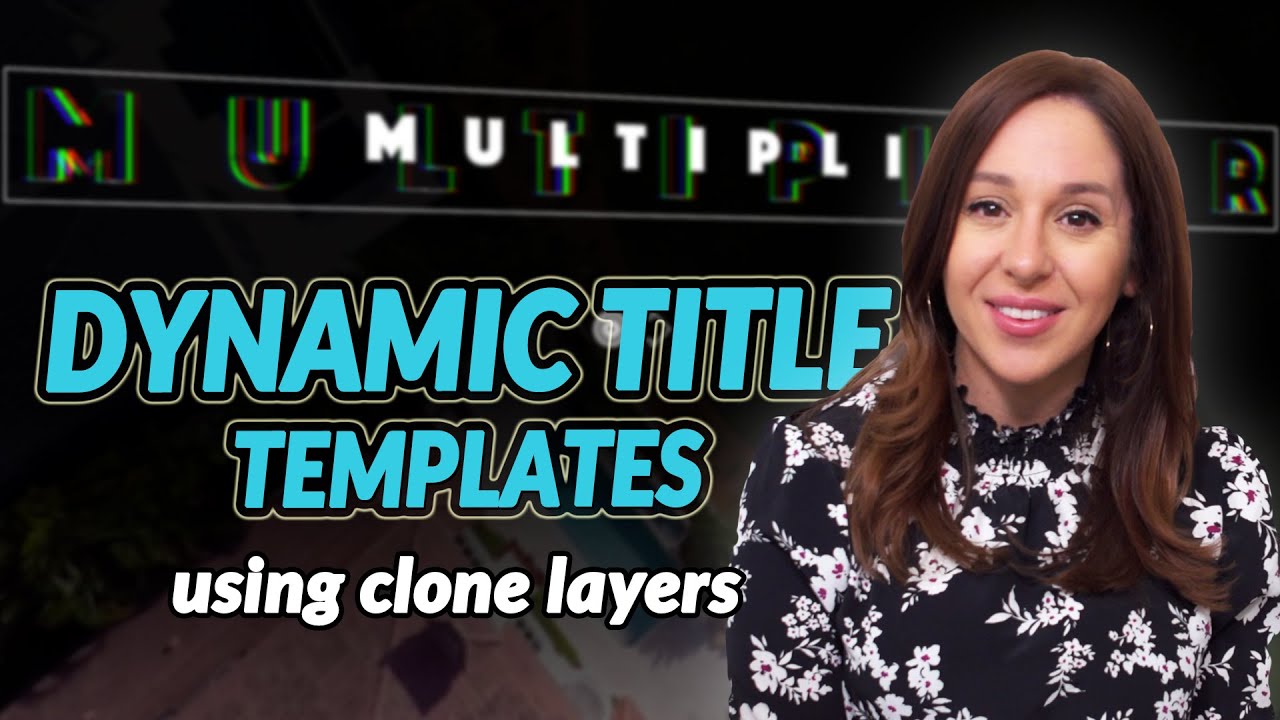 Clone Layer Title Templates in Apple Motion