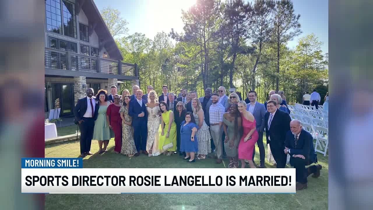 Morning Smile: WSFA Sports Director Rosie Langello is married!