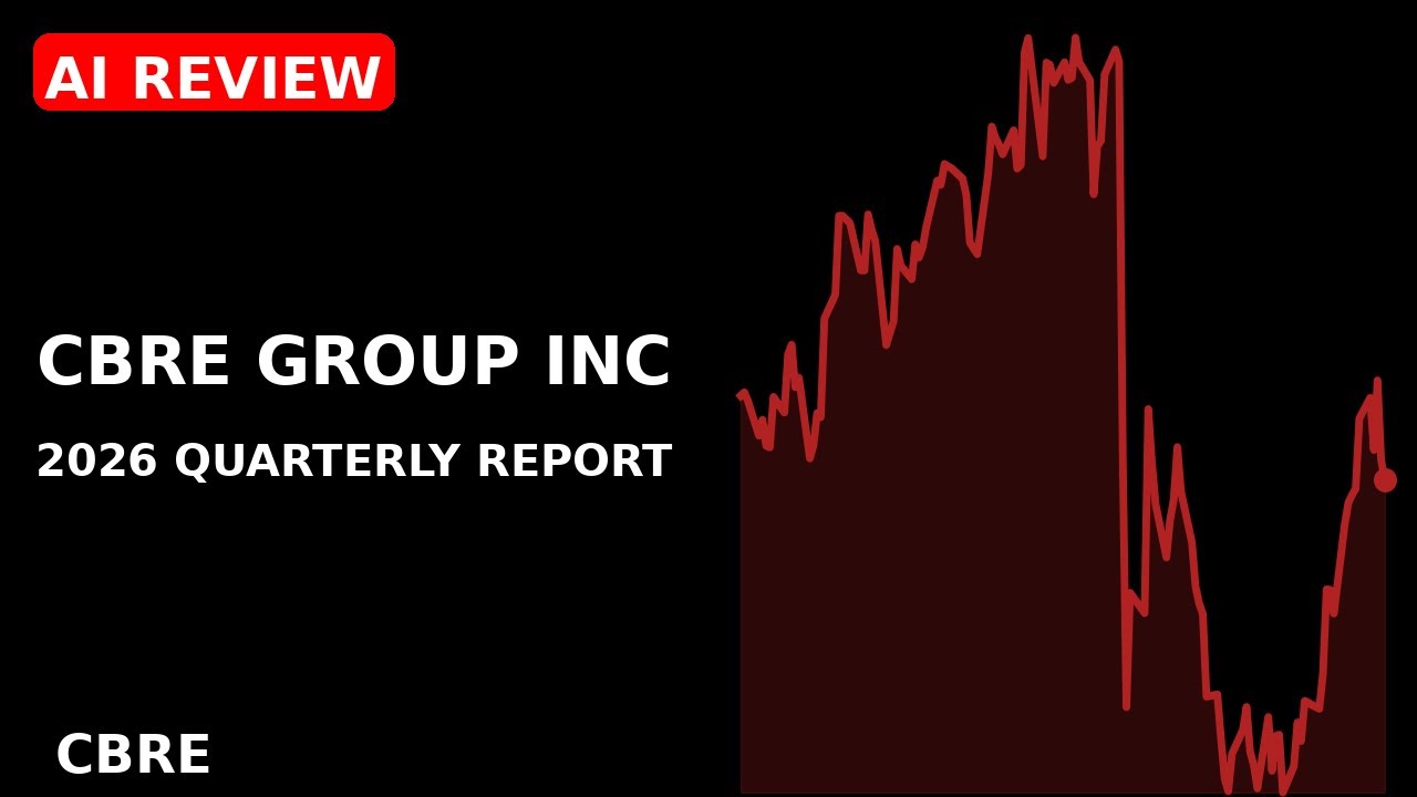 CBRE GROUP INC 2026 quarterly report