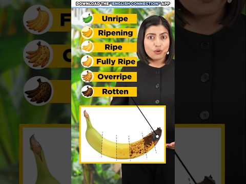 Banana parts #englishconnectionwithkanchan
