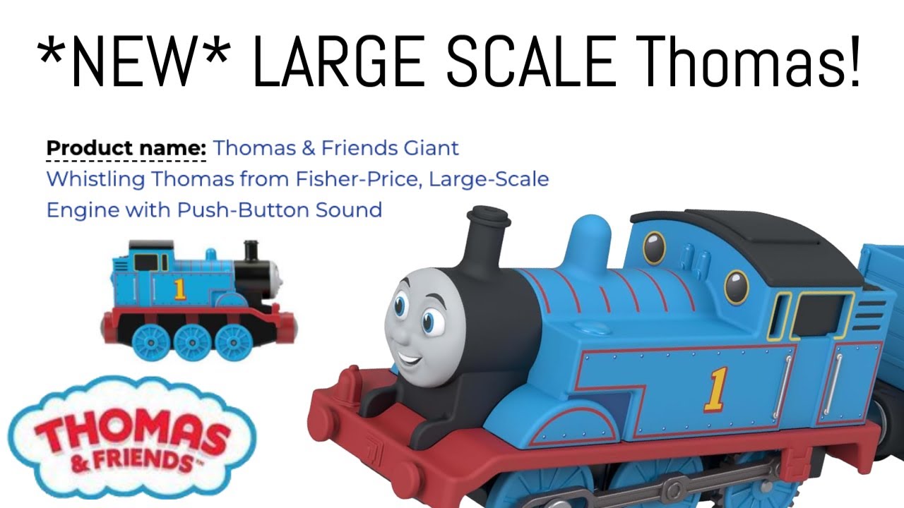 *NEW* LARGE SCALE THOMAS! Whistle Sounds, Moving Siderods & Storage Space! Thomas and Friends 2026!