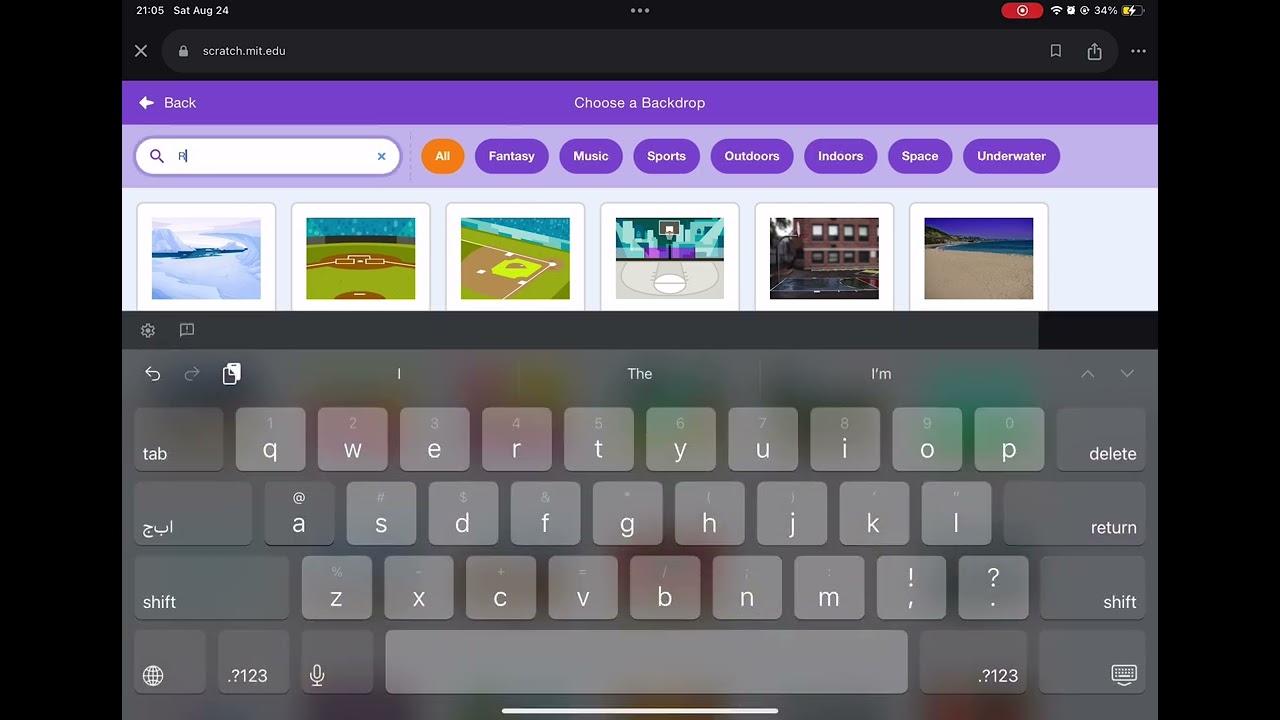 this backdrop breaks scratch