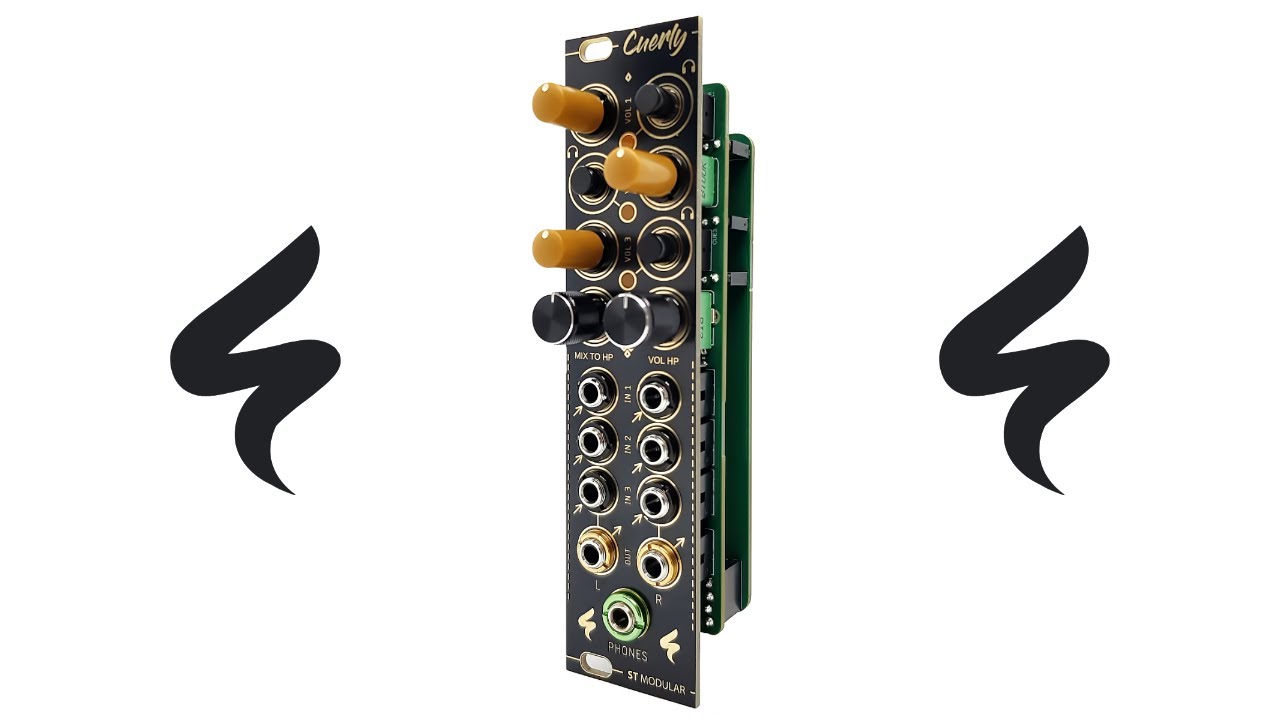 ST Modular - CUERLY (3-Channel Stereo Mixer with Cue)
