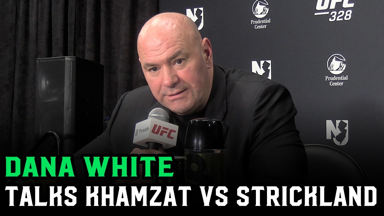 Dana White: “I think Khamzat Chimaev had a tough weight cut” | UFC 328 Press Conference