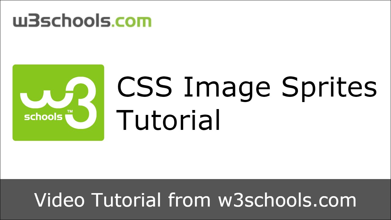 W3Schools CSS Image Sprites Tutorial