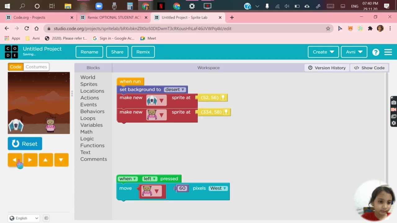 Coding for Kids Beginners Coding Blocks Basic projects programming on code.org