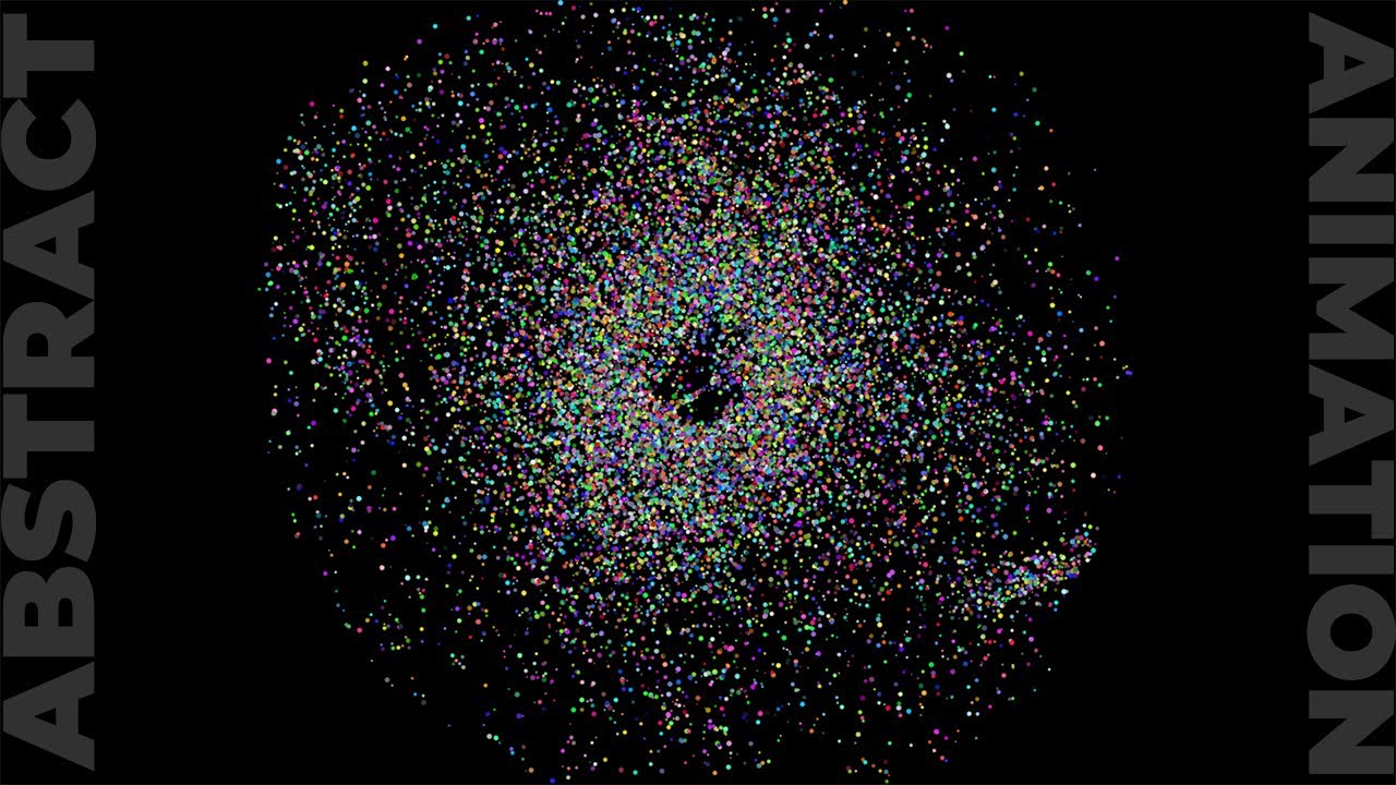Abstract Background Animation using Vanilla JavaScript