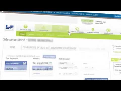 Présentation de l'Espace Client GDF SUEZ Énergies France