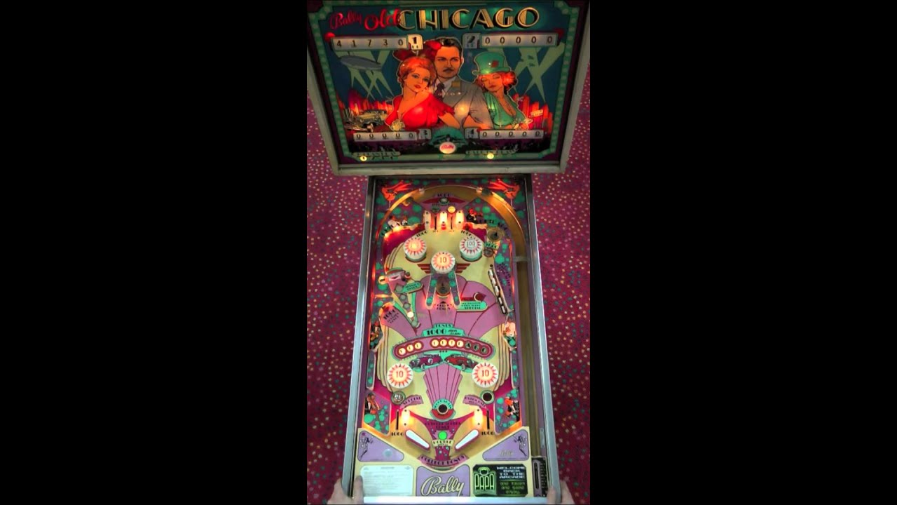 Old Chicago Pinball Gameplay