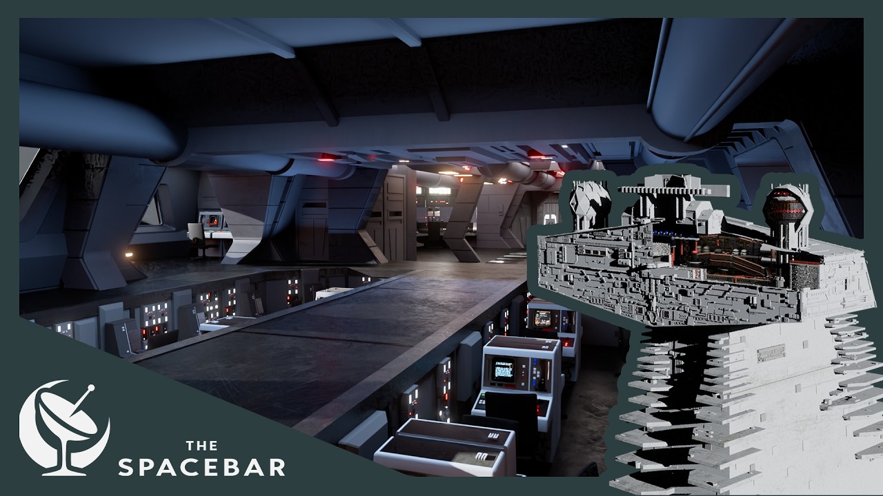 Inside the Executor │ 4K Tour of Darth Vader's Super Star Destroyer Bridge │ The Empire Strikes Back
