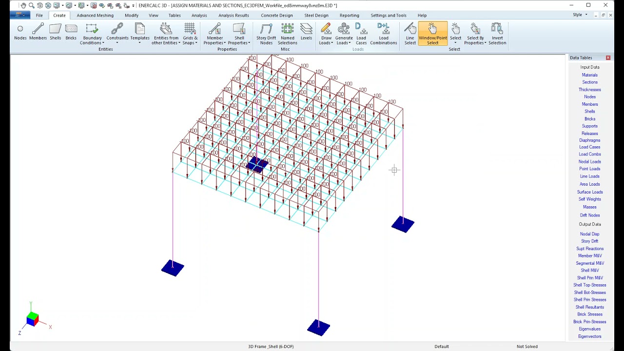 3D - Working with Surface Loads
