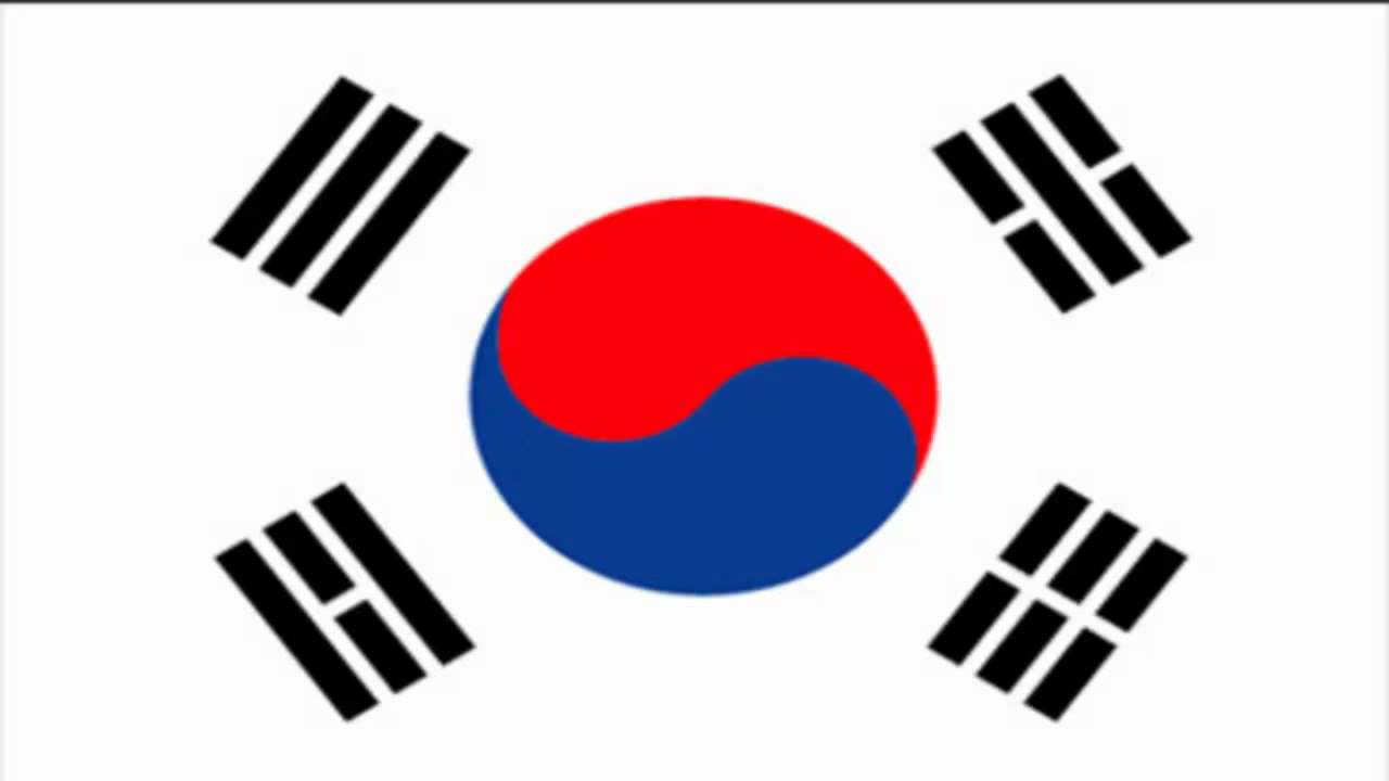 South Korea Flag and Anthem