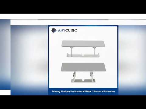 ANYCUBIC 3D Printer Parts Origina Printing Platform For Photon M3 MAX Photon M3 Premium 3d Printer A