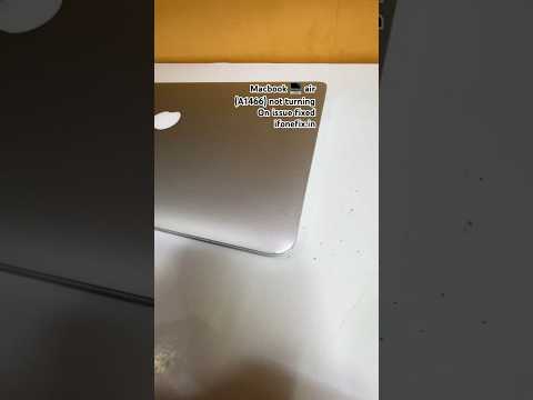 MacBook Air 💻 (A1466) not turning on issue fixed. #viral #technology #youtube #shorts #macbookair