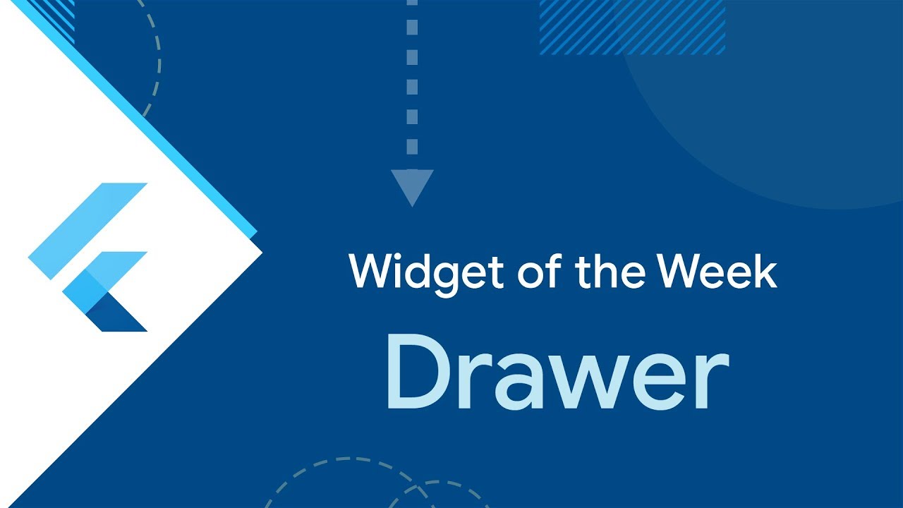 Drawer (Flutter Widget of the Week)