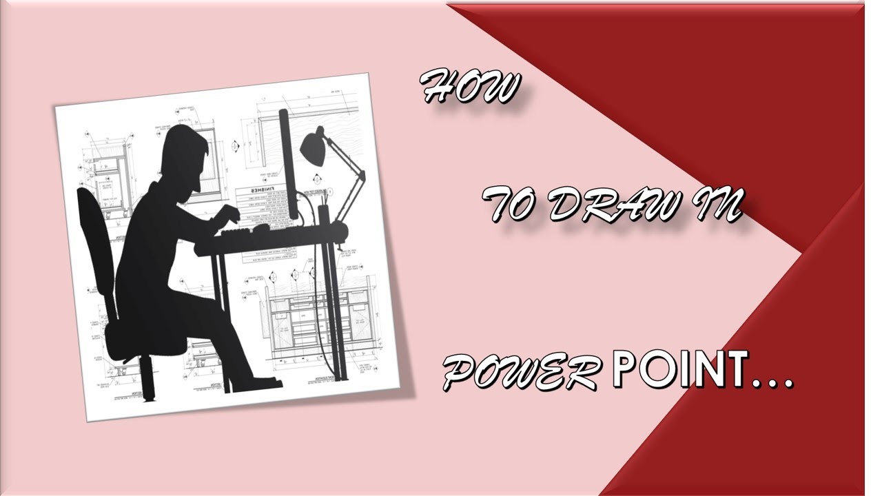 Easily draw engineering drawings in Power point