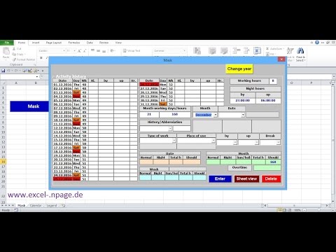 52_Create time tracking application in Excel itself. Assign the decimal number the ComboBox7 "up".