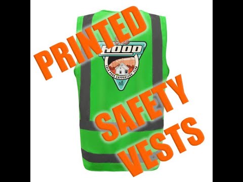Printed Safety Vests