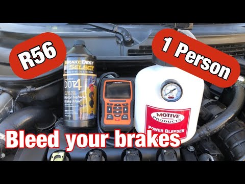 How to bleed the brakes on an R56 Mini Cooper S