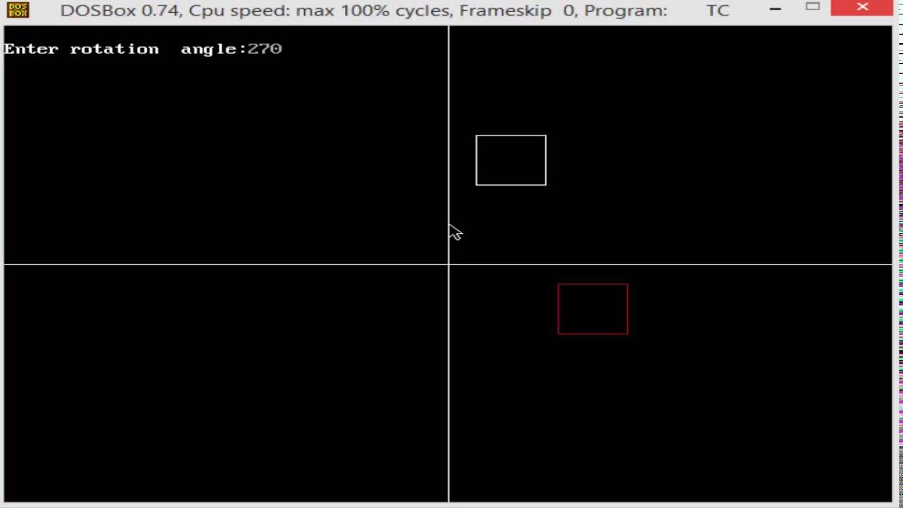 Graphics Programming - 2D Transformations In C Program