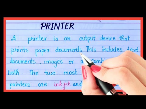 What is printer/Definition of printer/what is computer printer/Types of printer/about printer