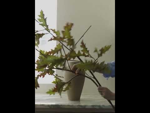 Faux Floral Design Using Hairpin Frog for Branch Display-#afloral _ See Description For Discount