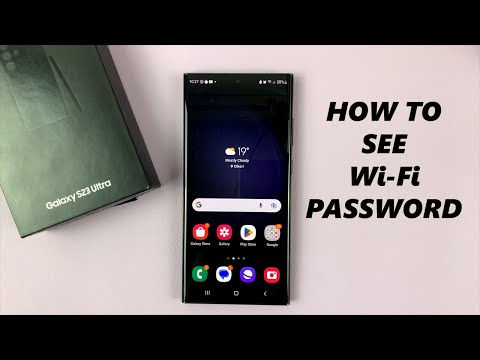 Samsung Galaxy S23's: How To See Wifi Password In Plain Text