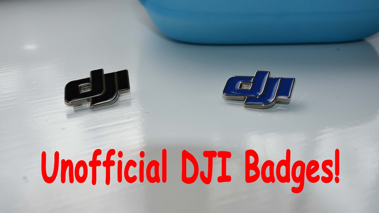 Metal DJI Pin Badges! Great for DJI Drone Lovers!
