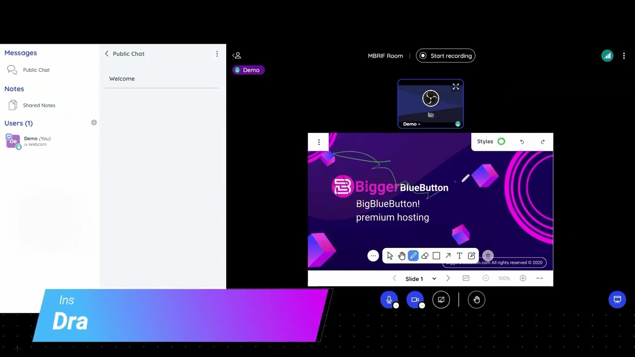Biggerbluebutton demo
