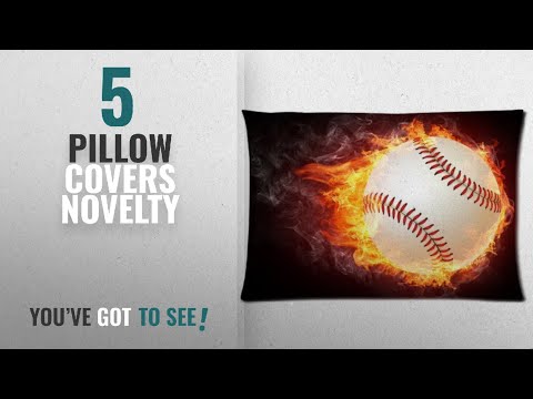Top 10 Novelty Pillow Covers [2018 ]: Baseball Novelty Bedding Pillowcase Pillow Case 20x30 (twin