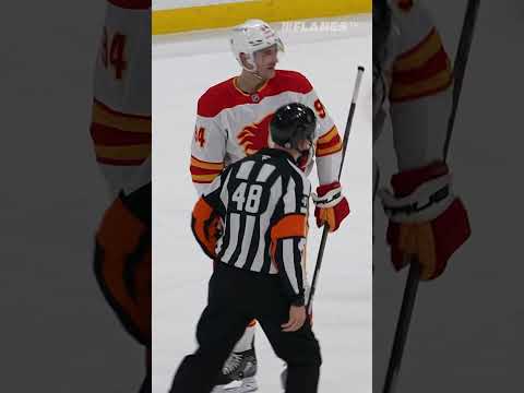 is this one of the best mic'd up clips of all time?! 😂 #nhl #hockey #flames