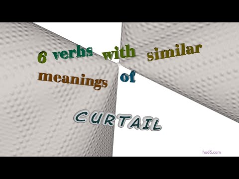 curtail - 9 verbs synonym of curtail (sentence examples)