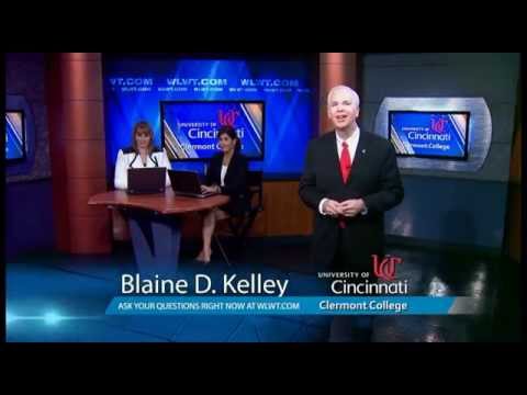 Blaine Kelley on WLWT TV5 for UC Clermont College
