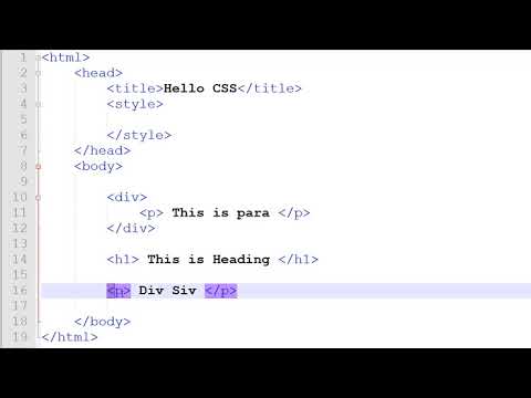 Learn Sibling Selector in CSS Hindi - Mind Luster