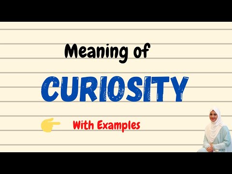 Daily vocabulary | Curiosity Meaning | Vocabgram