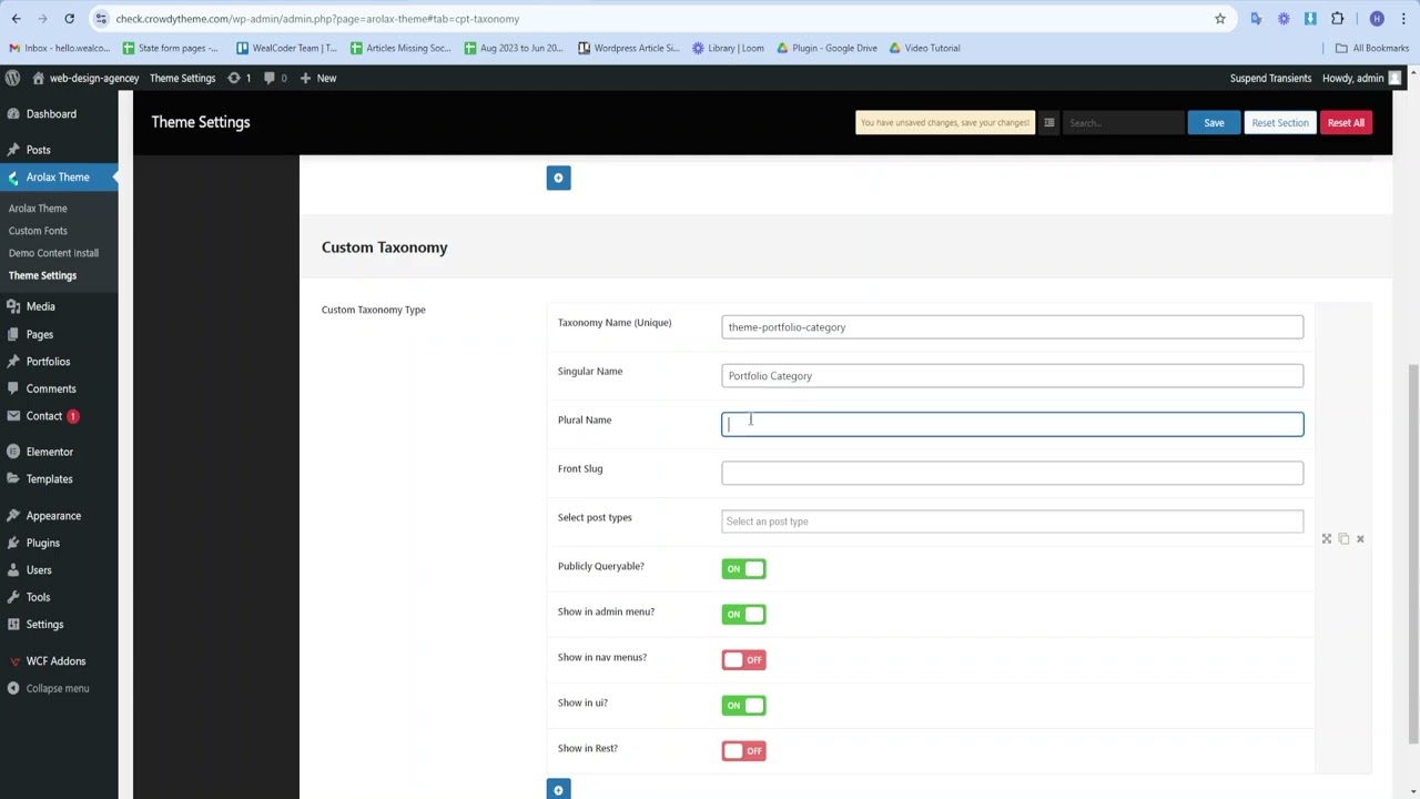 How to Create Custom Post Types in Crowdytheme WordPress Theme