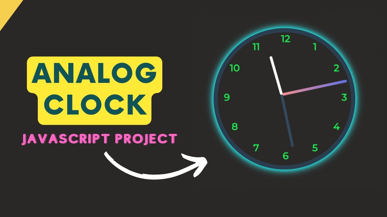 How to make a analog clock using HTML CSS JavaScript. #javascript #html #css #codingbuddha